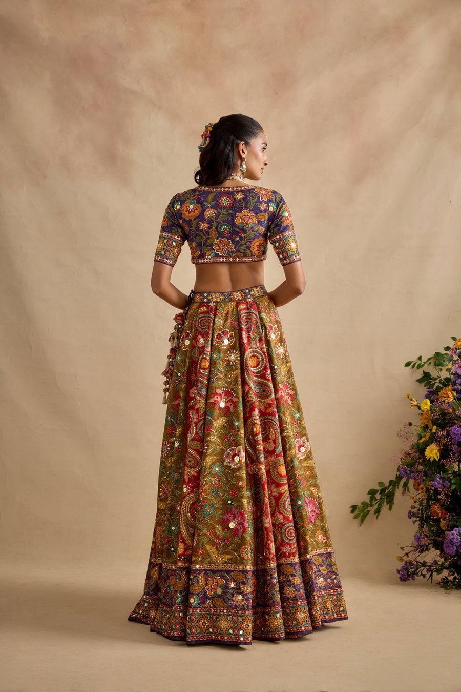Komal Pandey in Prisha Lehenga Set – Kalista-Ind